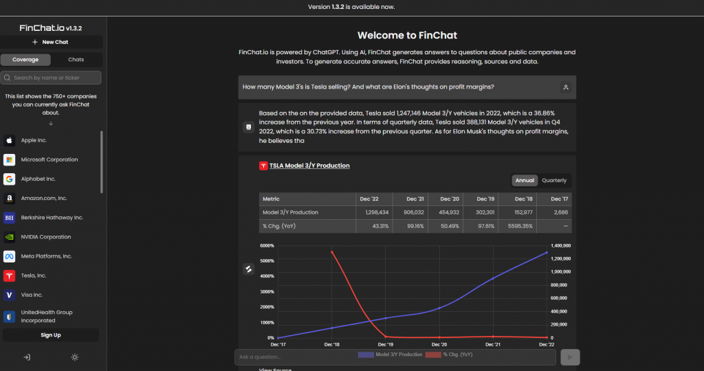 FinChatは金融や投資に特化したAIボット、始め方・使い方 | 20代会社員からの身銭を切った投資ブログ